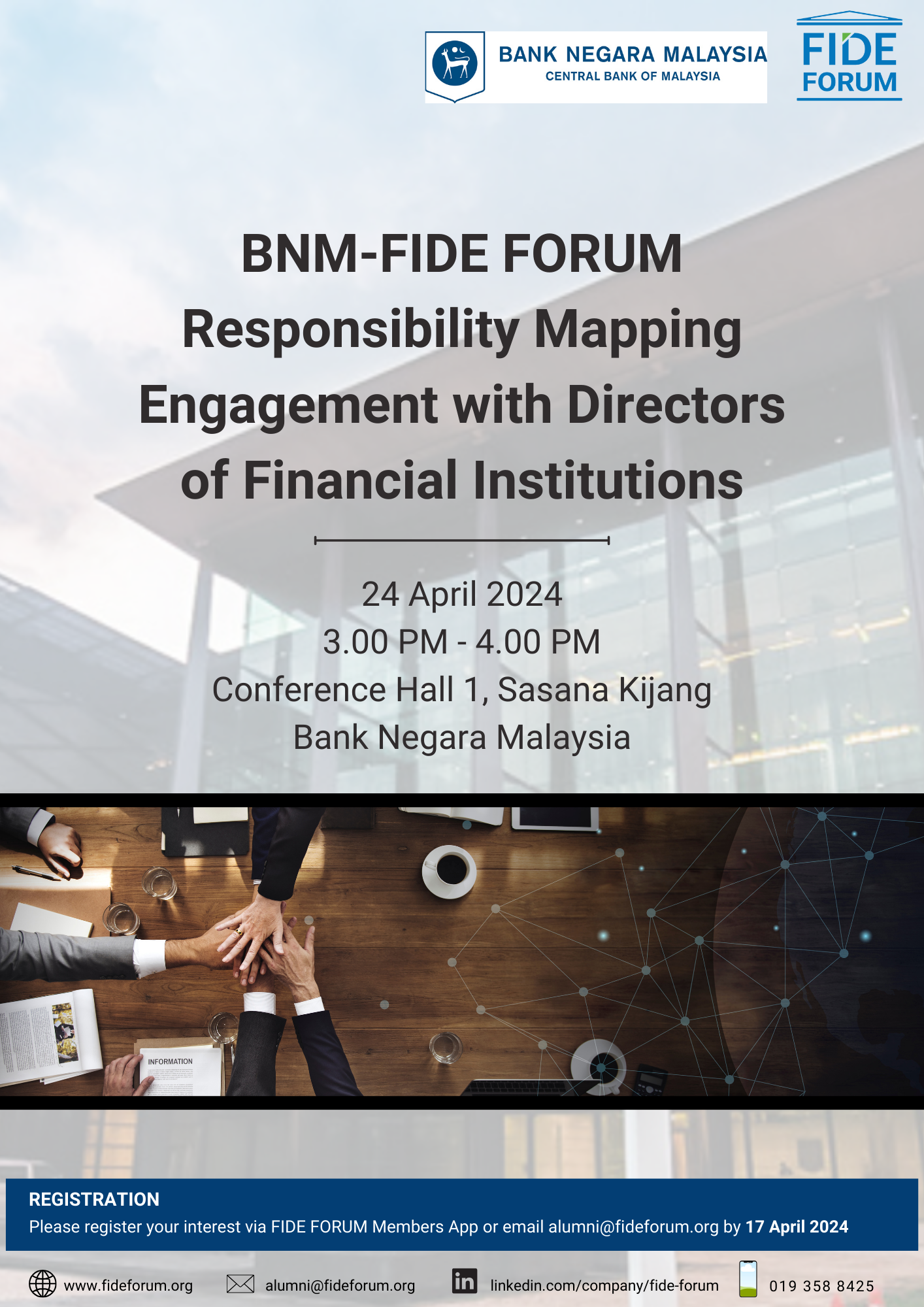 FIDE FORUM - Exclusive for Financial Institutions’ Directors