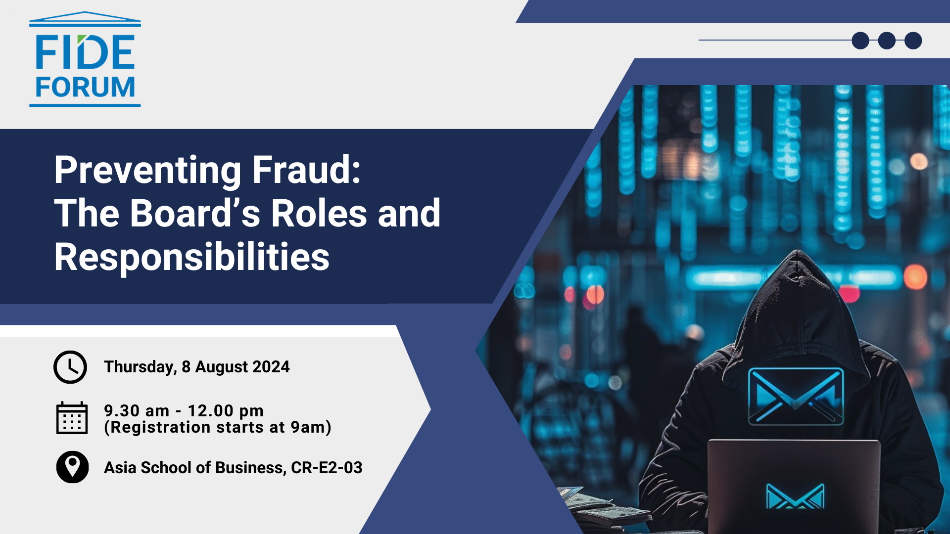 FIDE FORUM - Exclusive for Financial Institutions’ Directors